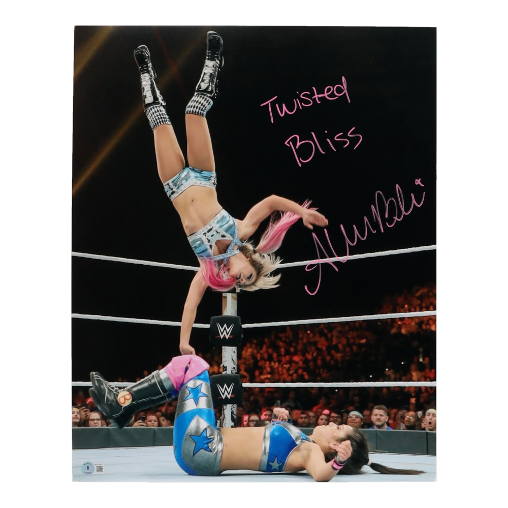 Alexa Bliss Signed WWE 16x20 Photo Inscribed "Twisted Bliss" (Beckett) | Pristine Auction