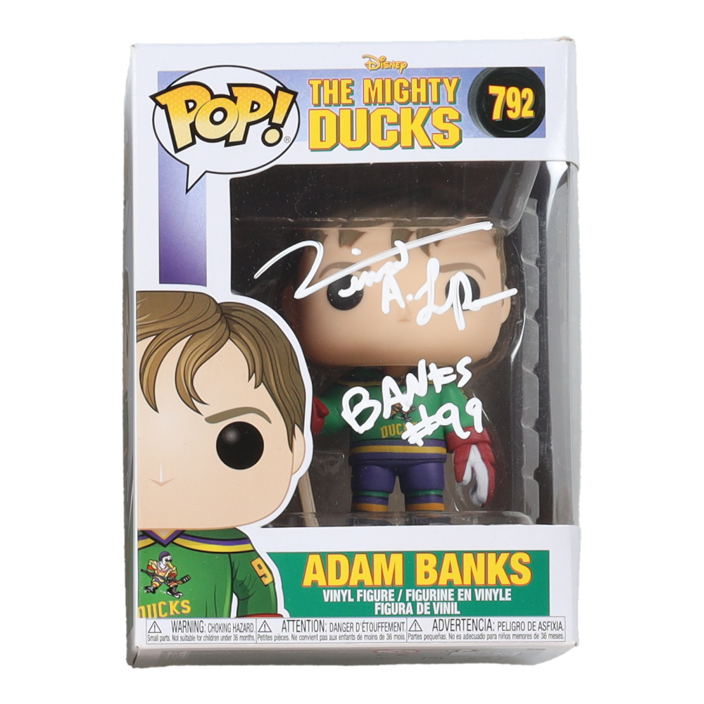 Vincent LaRusso Signed "The Mighty Ducks" #792 Adam Banks Funko Pop ...