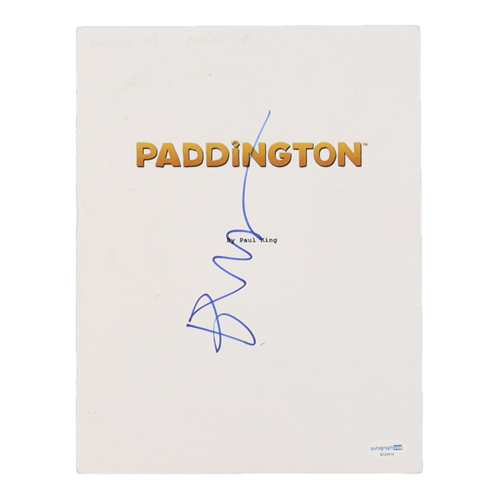 Ben Whishaw Signed "Paddington" 8x10 Script Cover Photo (ACOA ...
