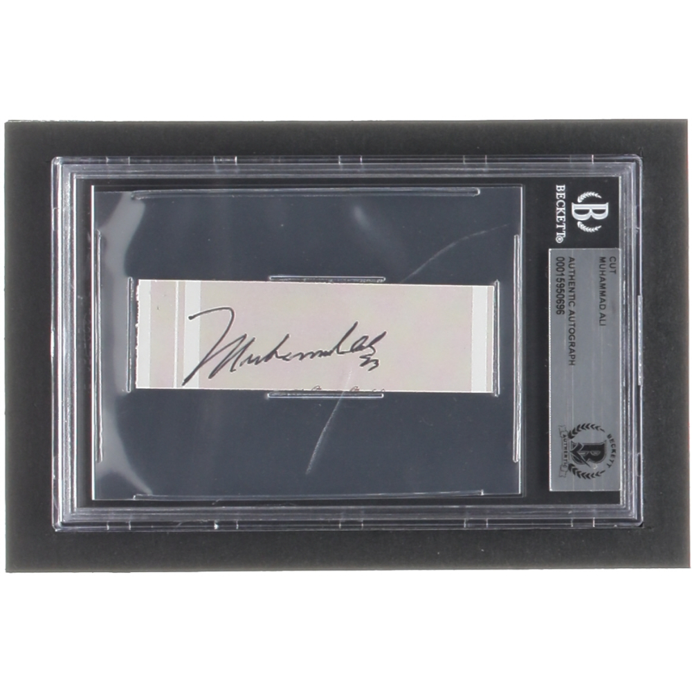 Muhammad Ali Signed Cut (BGS) | Pristine Auction