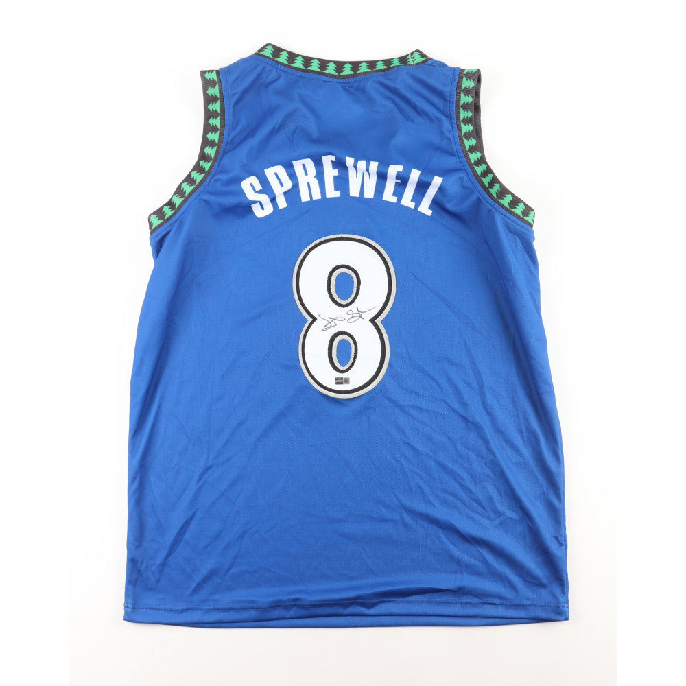 Latrell Sprewell Signed Jersey (Steiner) | Pristine Auction