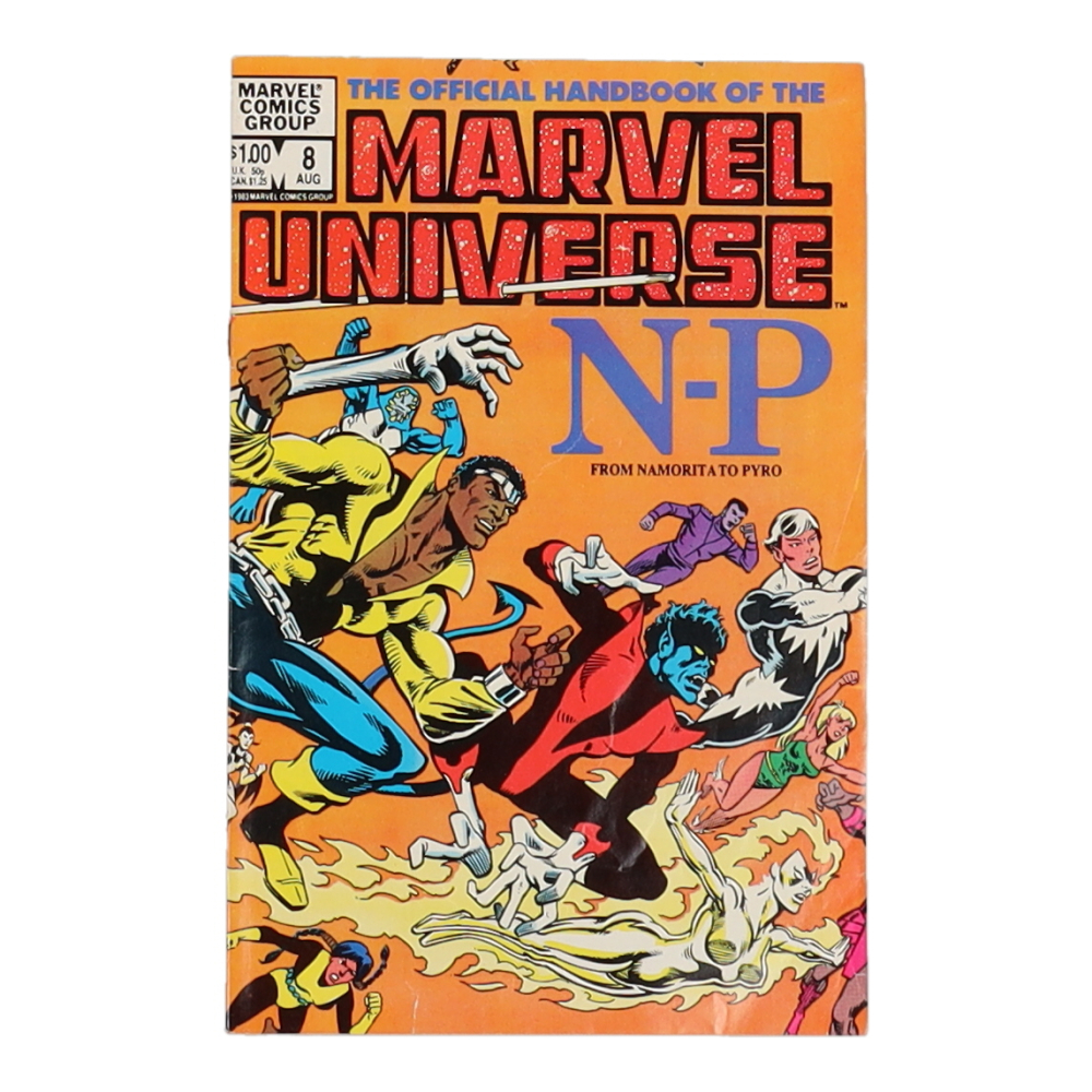 1983 "Official Handbook Of The Marvel Universe" Issue #8 Marvel Comic ...