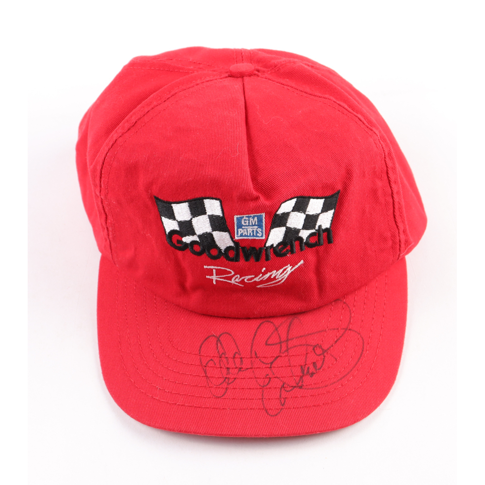 Dale Earnhardt Sr. Signed Goodwrench Racing Snapback Hat (Beckett ...