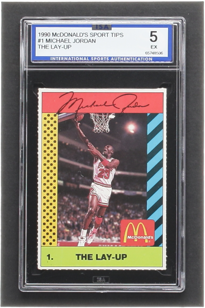 Michael Jordan 1990-91 McDonald's Jordan Joyner-Kersee #1 (ISA 5 ...