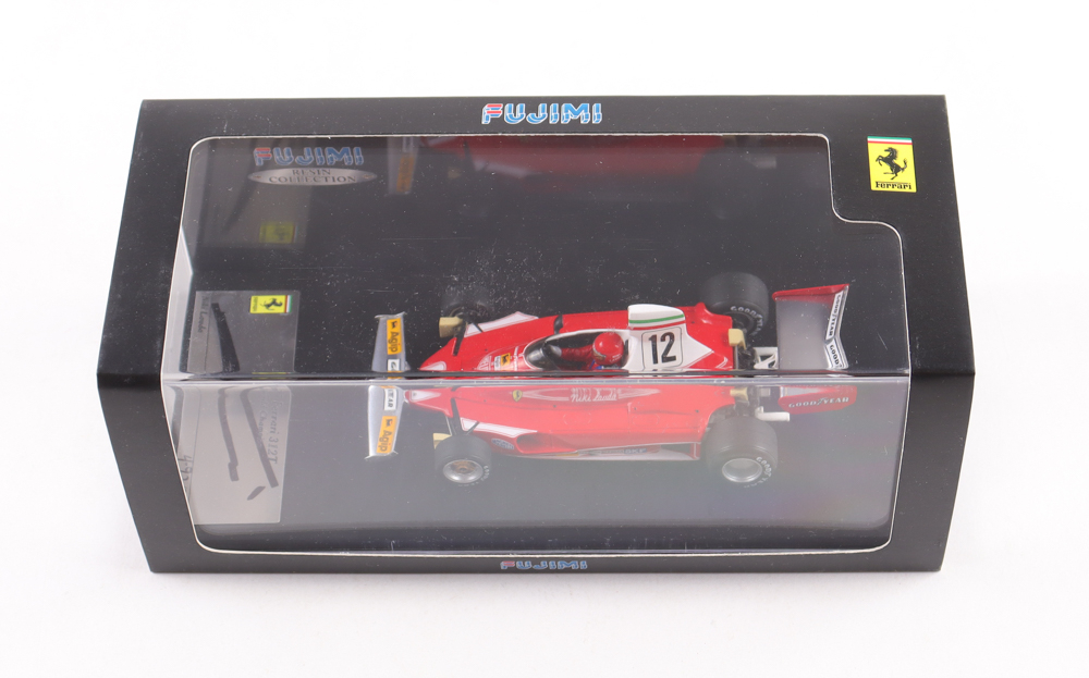 Niki Lauda Signed LE 1975 Ferrari #12 312T World Champion with Display ...