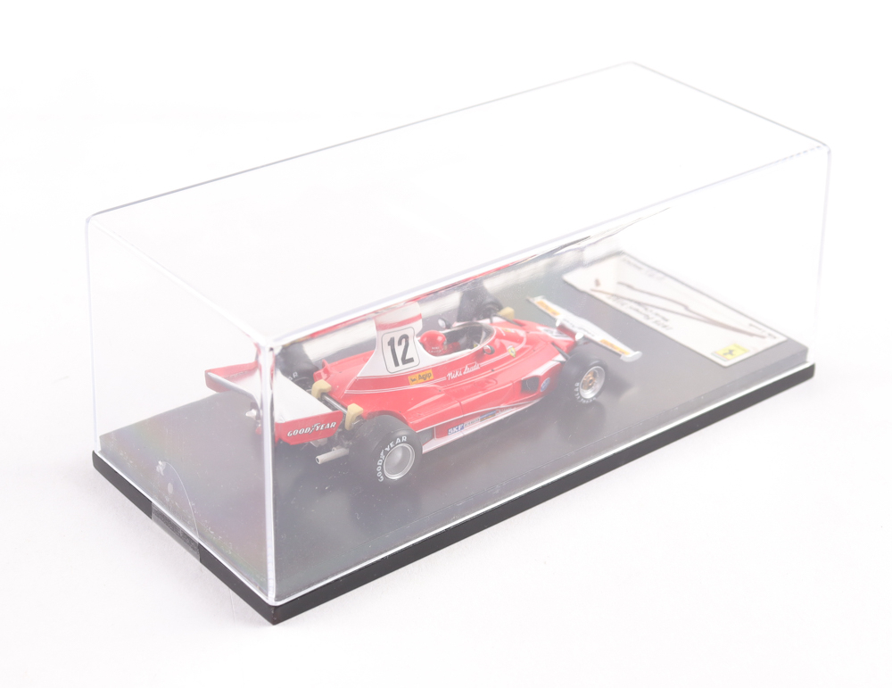 Niki Lauda Signed LE 1975 Ferrari #12 312T World Champion with Display ...