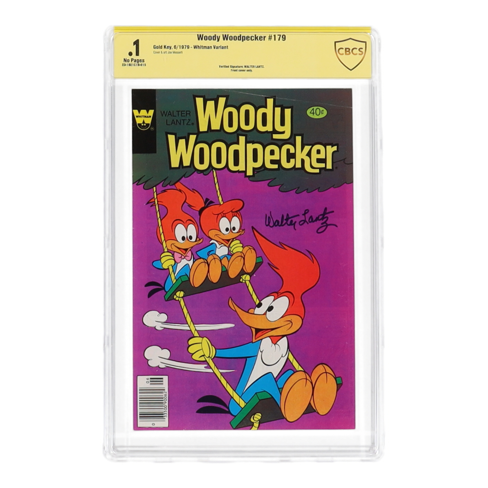 Walter Lantz Signed 1979 "Woody Woodpecker" Issue #179 Whitman Edition ...