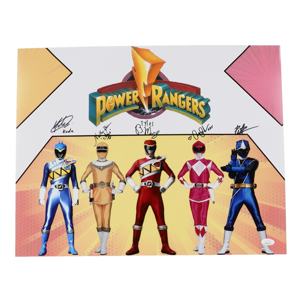 "Power Rangers" 16x20 Photo Cast-Signed by (5) with Yoshi Sudarso ...