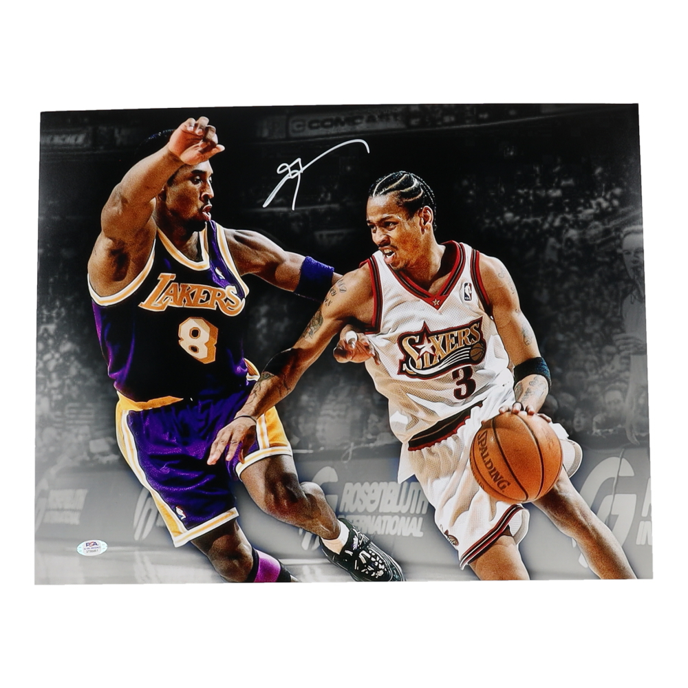 Allen Iverson Signed 76ers 16x20 Photo (PSA) | Pristine Auction