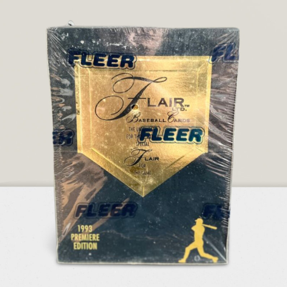 1993 Fleer Flair Baseball Hobby Box with (24) Packs | Pristine Auction