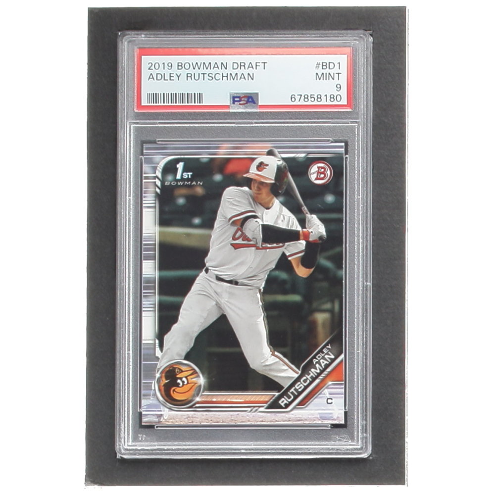 Adley Rutschman 2019 Bowman Draft #BD1 RC (PSA 9) | Pristine Auction