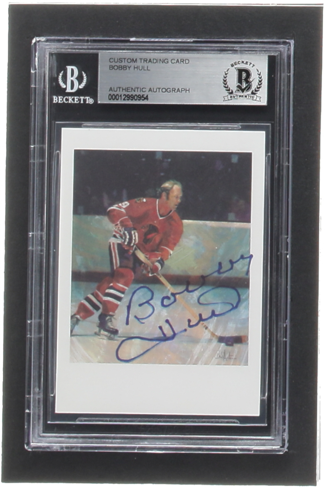 Bobby Hull Signed Custom Trading Card (BGS) | Pristine Auction