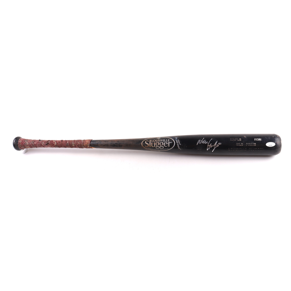 Nick Gonzalez Signed Game-Used Louisville Slugger Baseball Bat (JSA ...