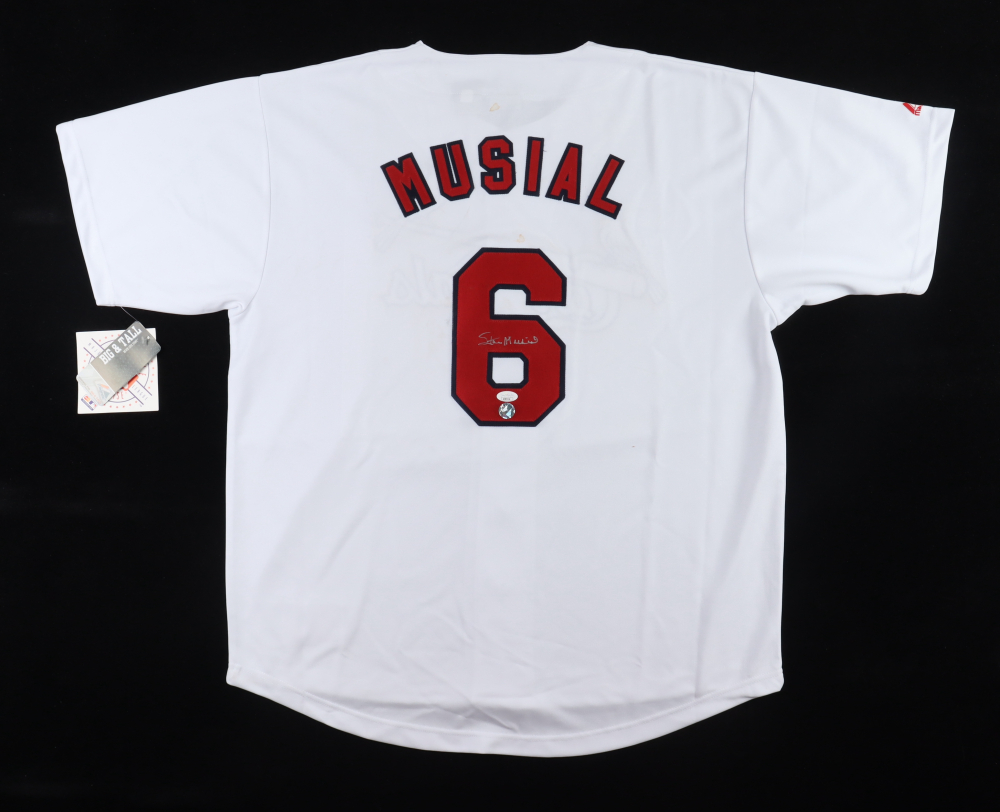 Stan Musial Signed Cardinals Jersey (JSA & Sports Integrity) | Pristine ...