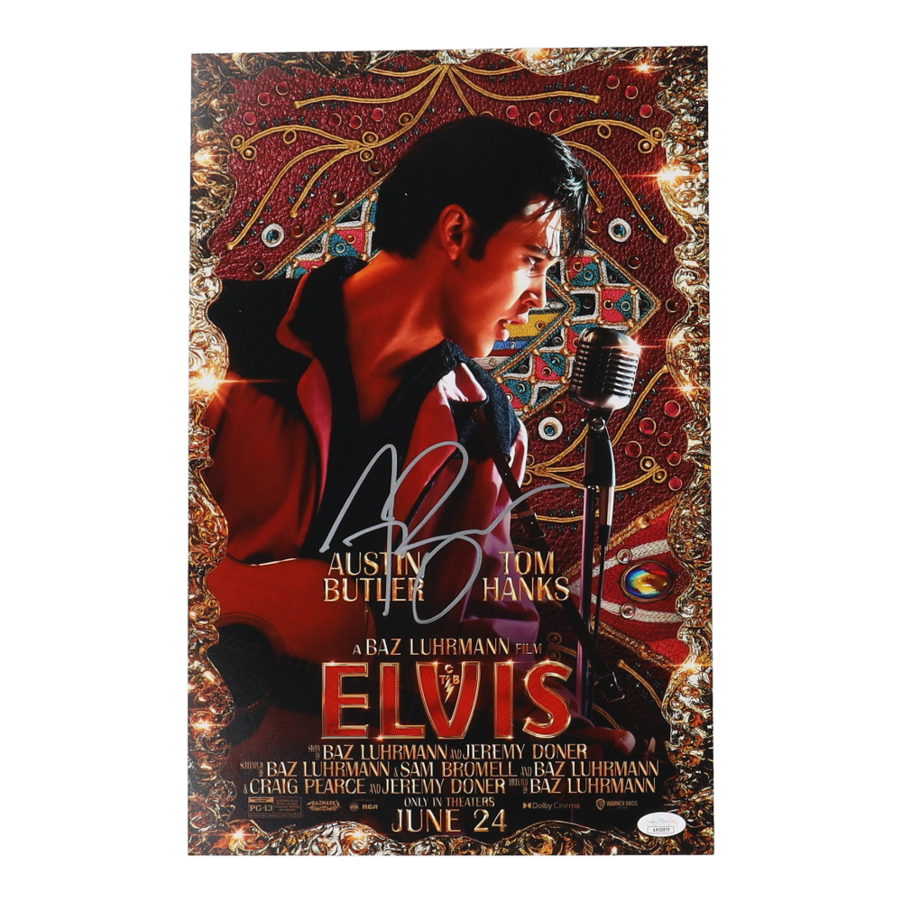 Austin Butler Signed "Elvis" 11x17 Movie Poster Photo (JSA) | Pristine ...