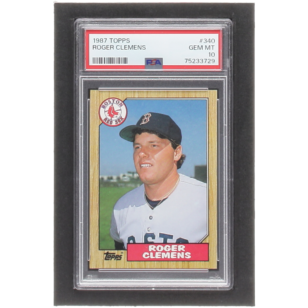 Roger Clemens 1987 Topps #340 (PSA 10) | Pristine Auction