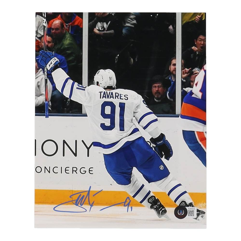 John Tavares Signed Maple Leafs 8x10 Photo (Beckett) | Pristine Auction