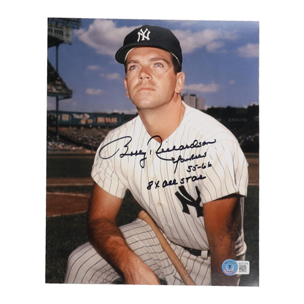 Bobby Richardson Signed Yankees 8x10 Photo Inscribed "Yankees", "8x All ...