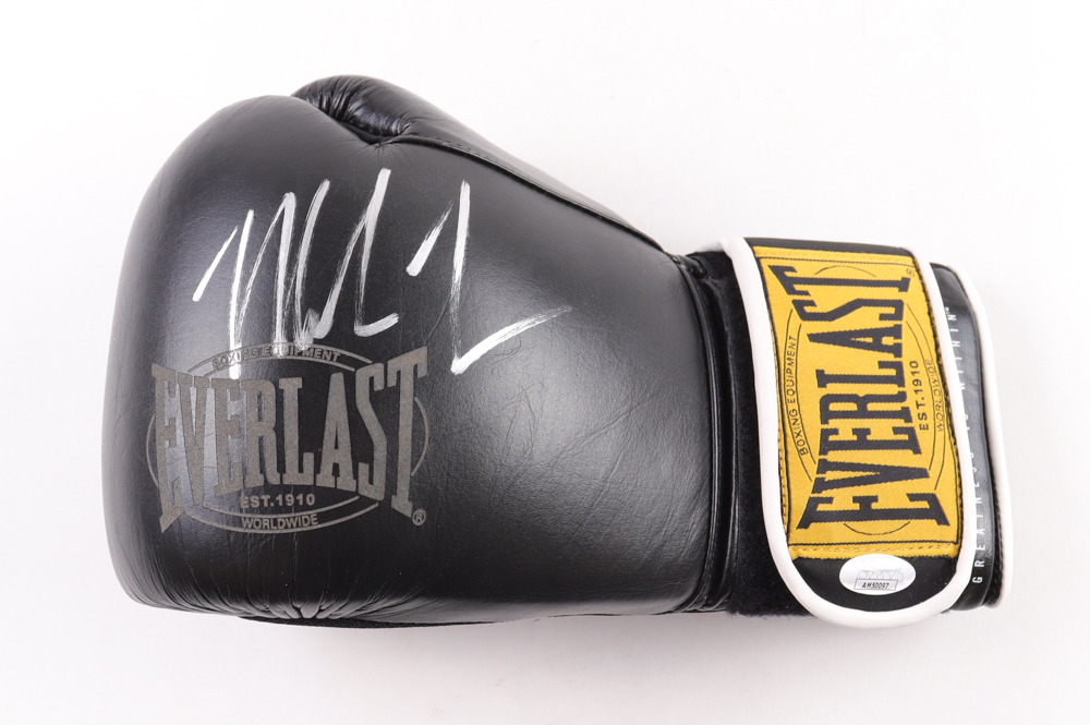 Mike Tyson Signed Vintage Everlast Pro Model Boxing Glove with All Wood ...