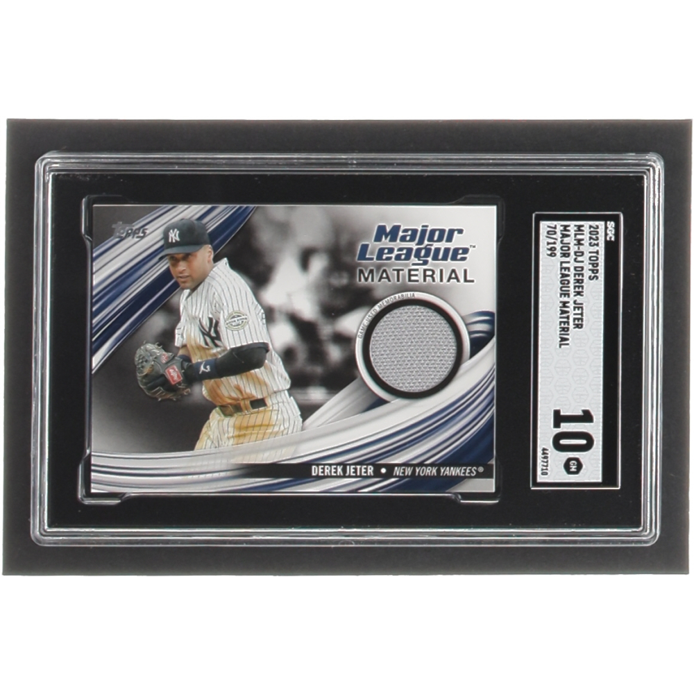 Derek Jeter 2023 Topps Major League Materials Black #MLMDJ #070/199 S2 ...