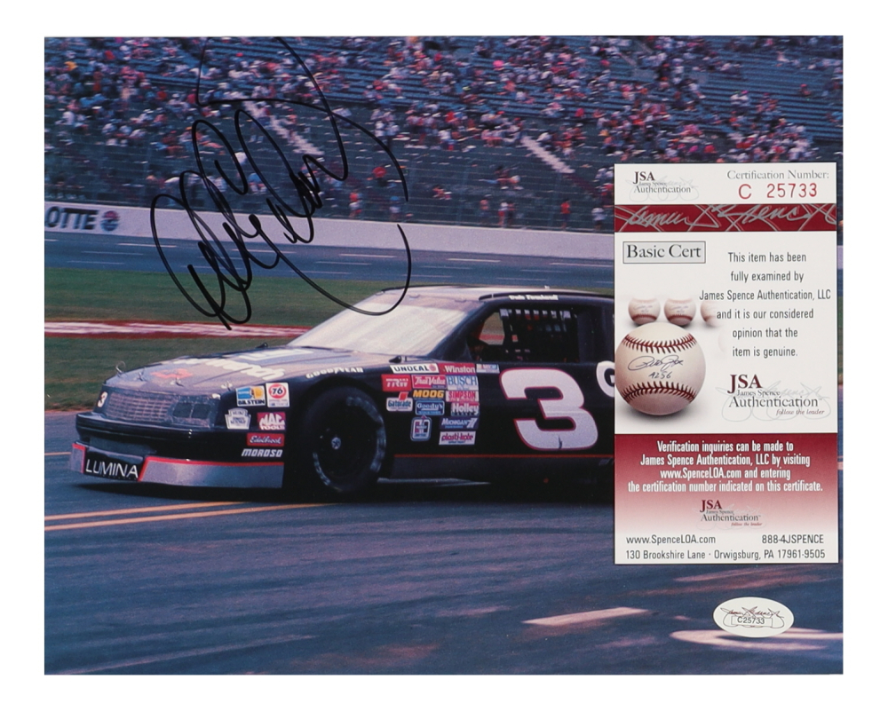 Dale Earnhardt Sr. Signed NASCAR 8x10 Photo (JSA) | Pristine Auction