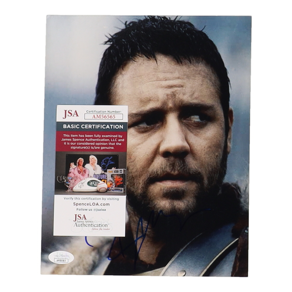 Russell Crowe Signed "Gladiator" 8x10 Photo (JSA) | Pristine Auction