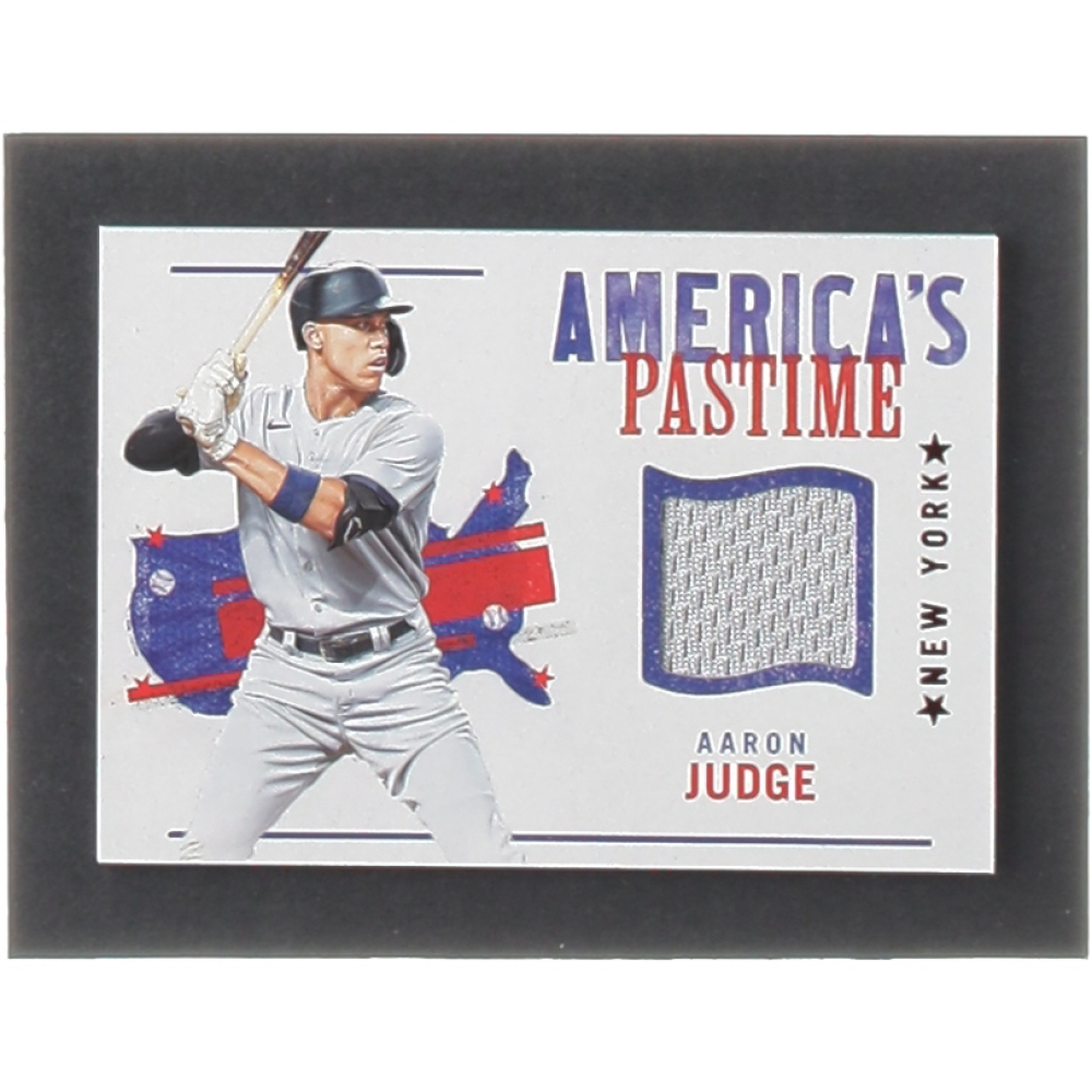 Aaron Judge 2022 Panini Chronicles America's Pastime Swatches Red #35 ...