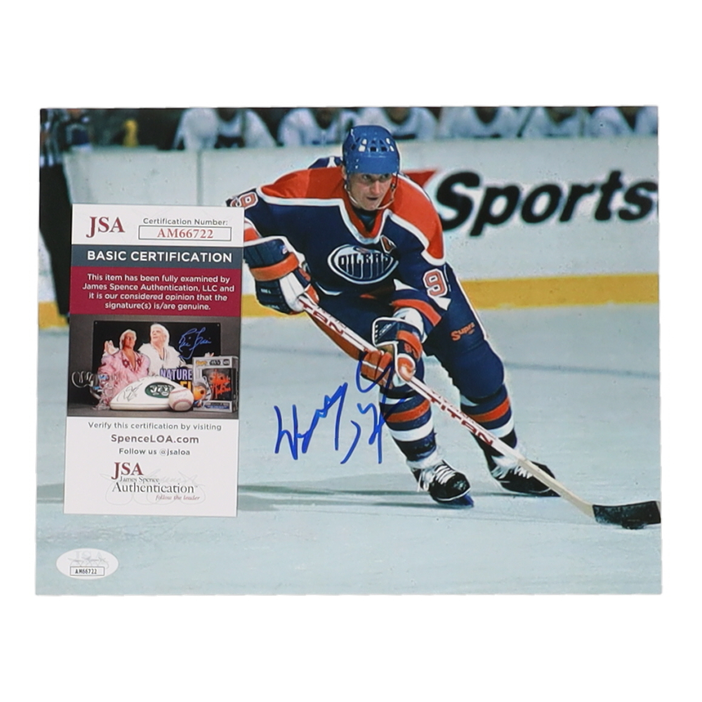 Wayne Gretzky Signed Oilers 8x10 Photo (JSA) | Pristine Auction