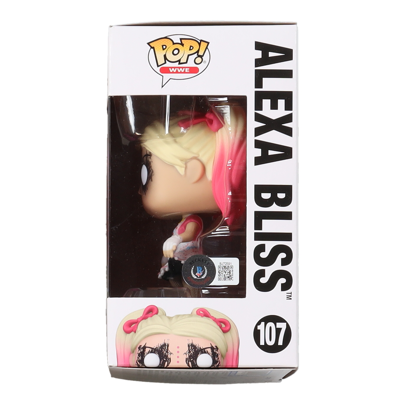 Alexa Bliss Signed "WWE" #107 Alexa Bliss Funko Pop! Vinyl Figure ...