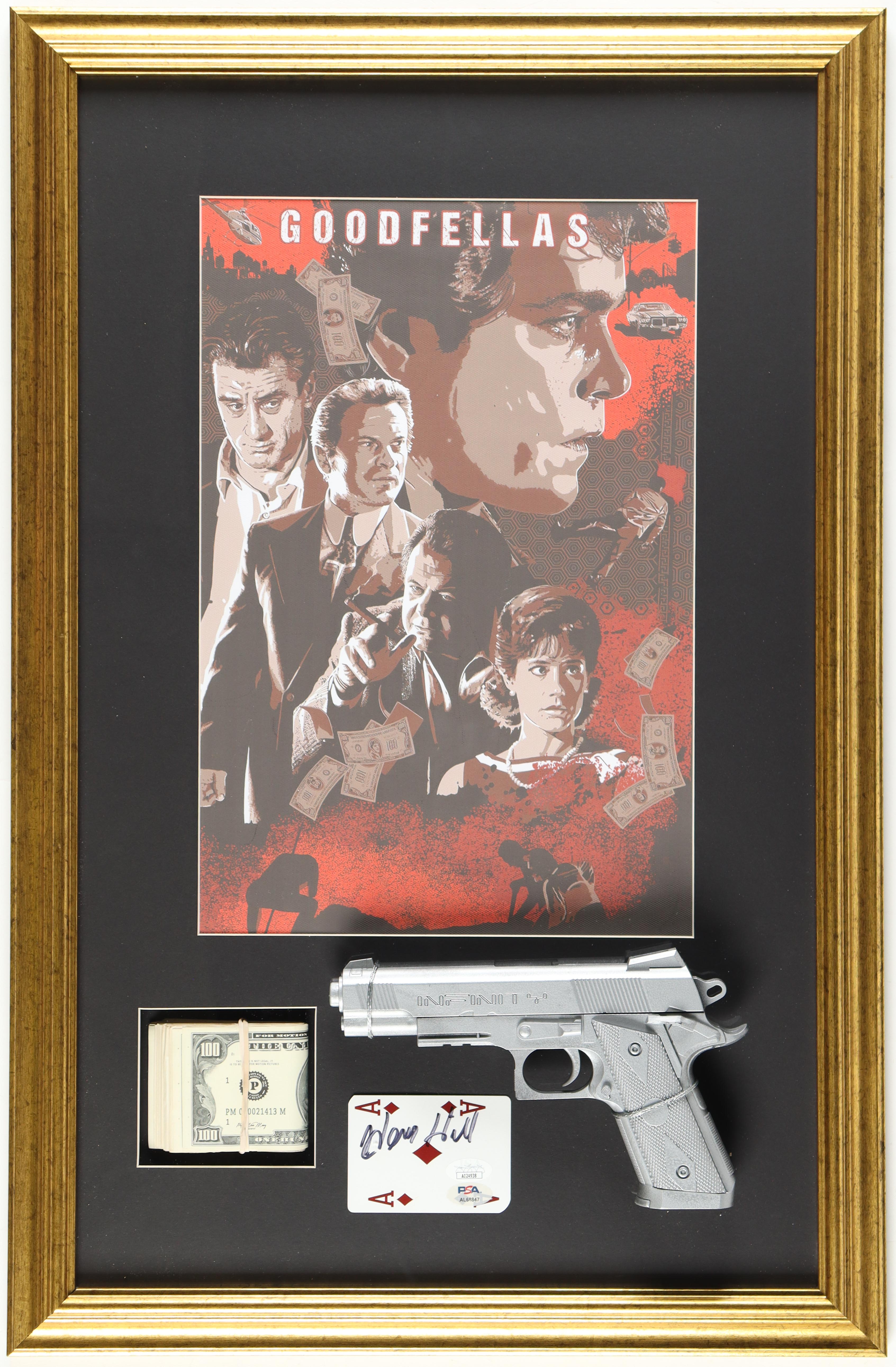 Henry Hill Signed "Goodfellas" Custom Framed Playing Card with Movie ...