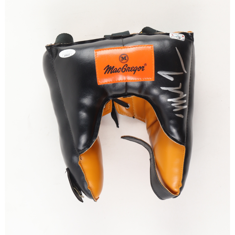 Mike Tyson Signed Vintage MacGregor All-Leather Boxing Head Gear (JSA ...