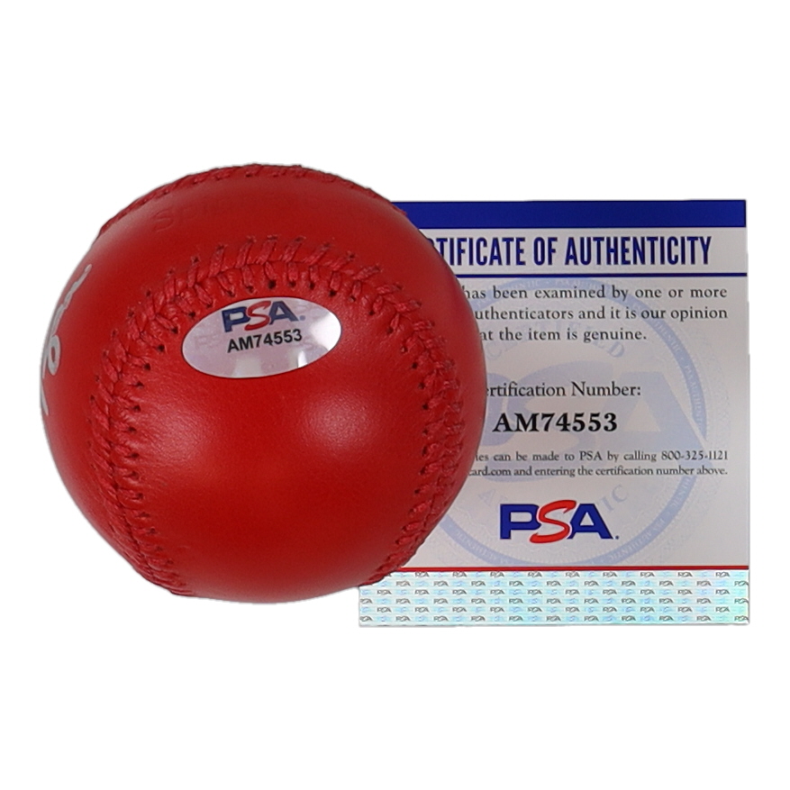 Nolan Ryan Signed spinneybeck vintage leather baseball (PSA) | Pristine ...
