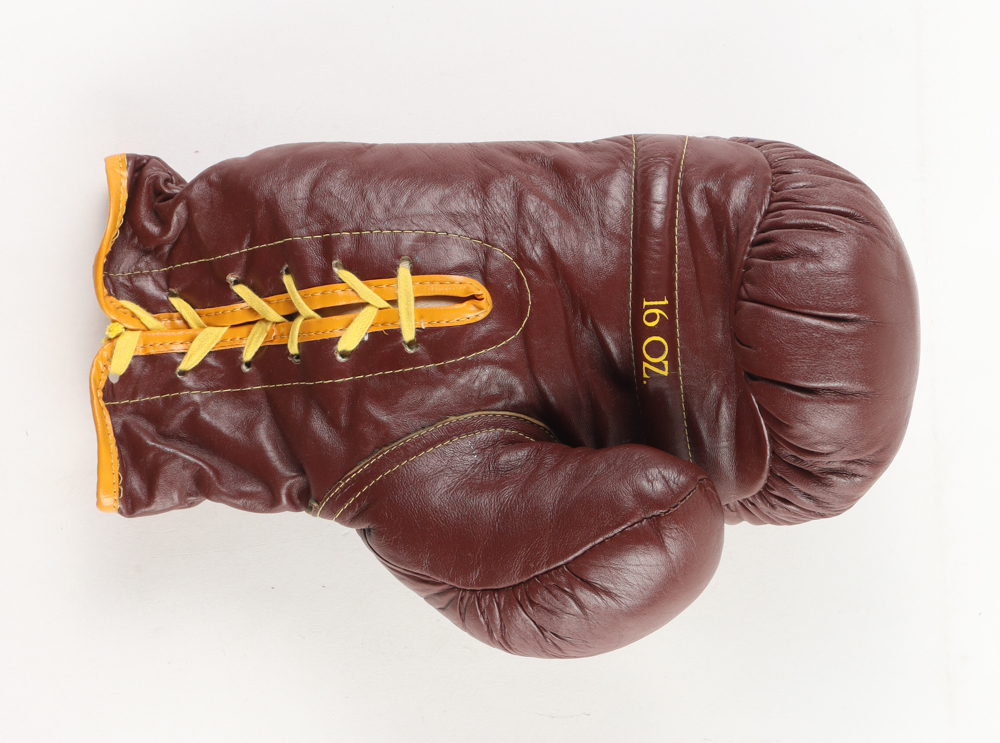 Mike Tyson Signed Vintage Everlast Boxing Glove with Wooden Mirror ...