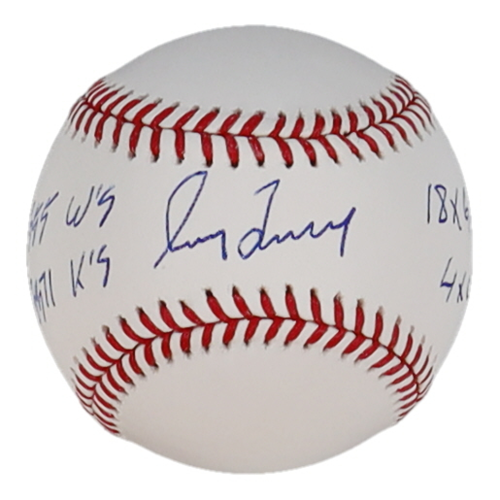 Greg Maddux Signed OML Baseball with Multiple Inscriptions (Beckett) | Pristine Auction