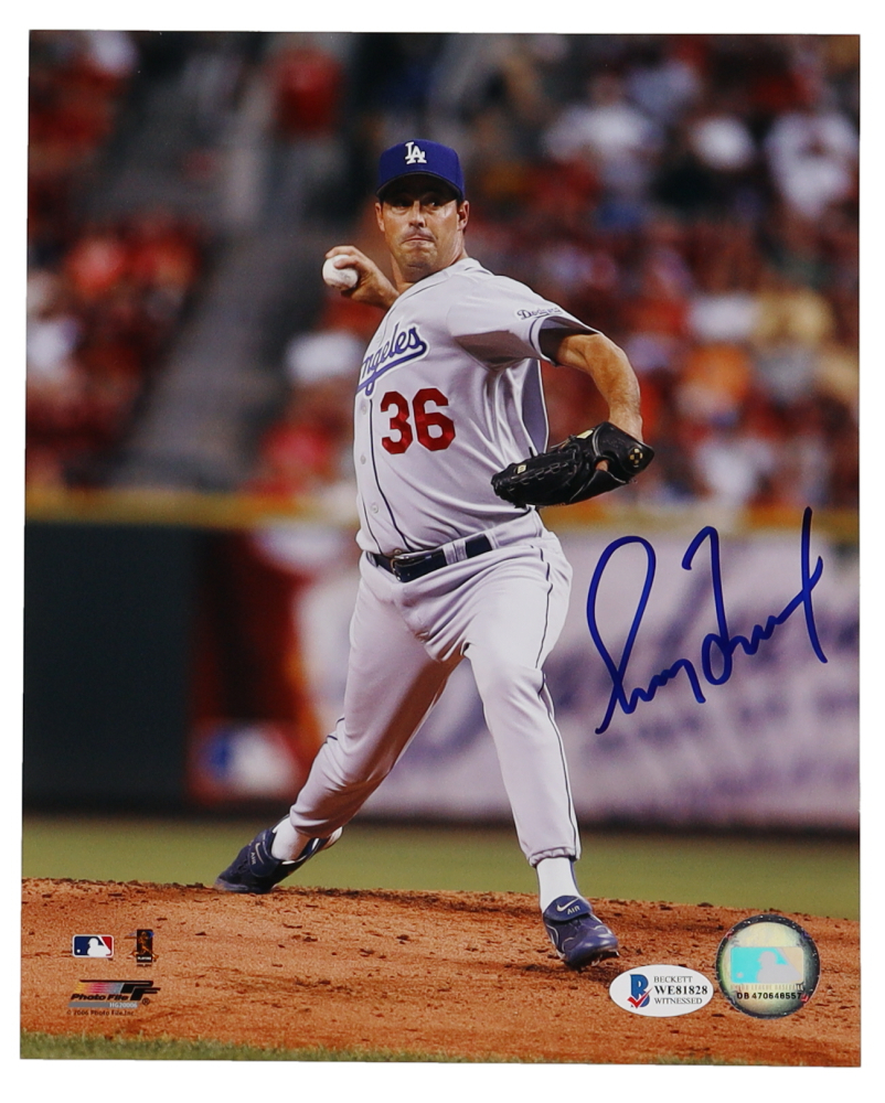 Greg Maddux Signed Dodgers 8x10 Photo (Beckett) | Pristine Auction