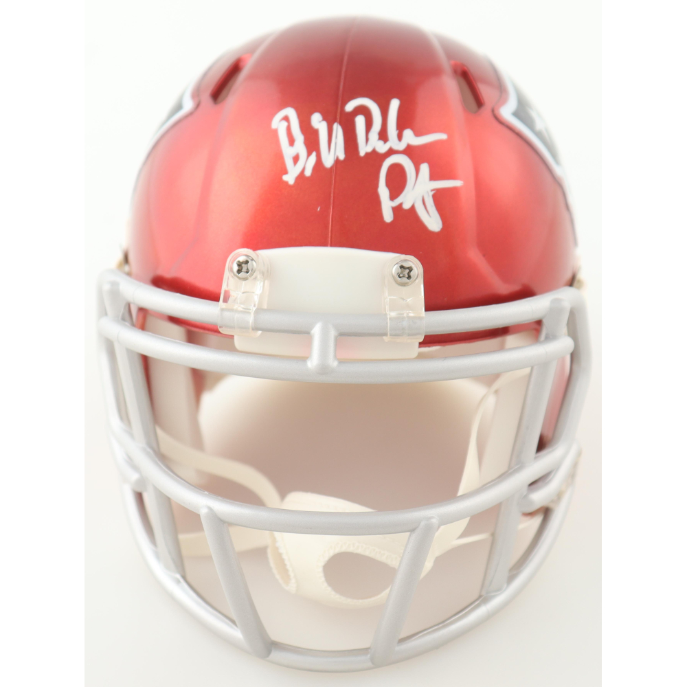 Bill Belichick Signed Patriots Flash Alternate Speed Mini Helmet ...
