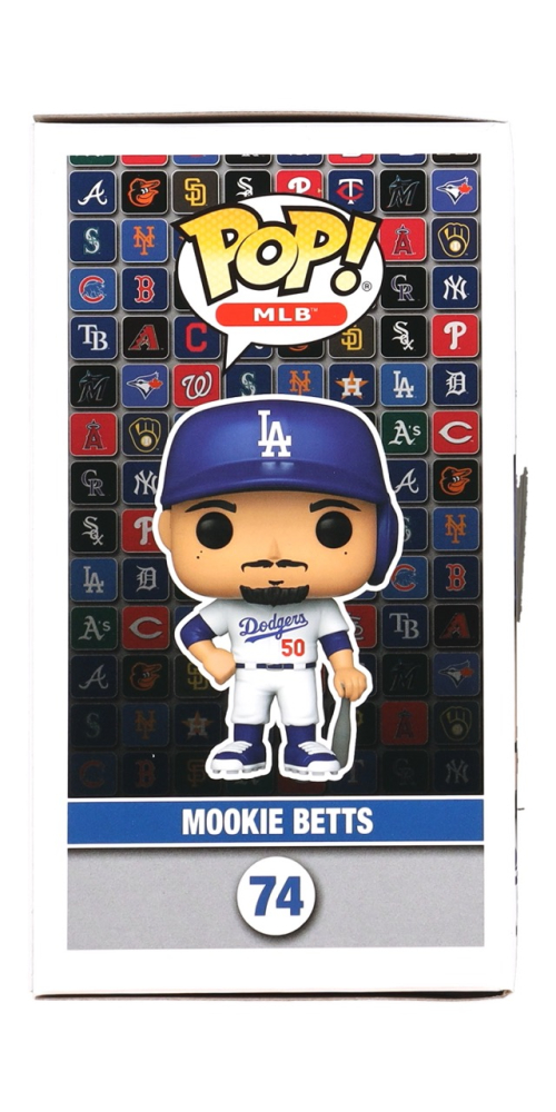 Mookie Bets Signed Dodgers #74 Funko Pop! MLB Vinyl Figure (JSA ...