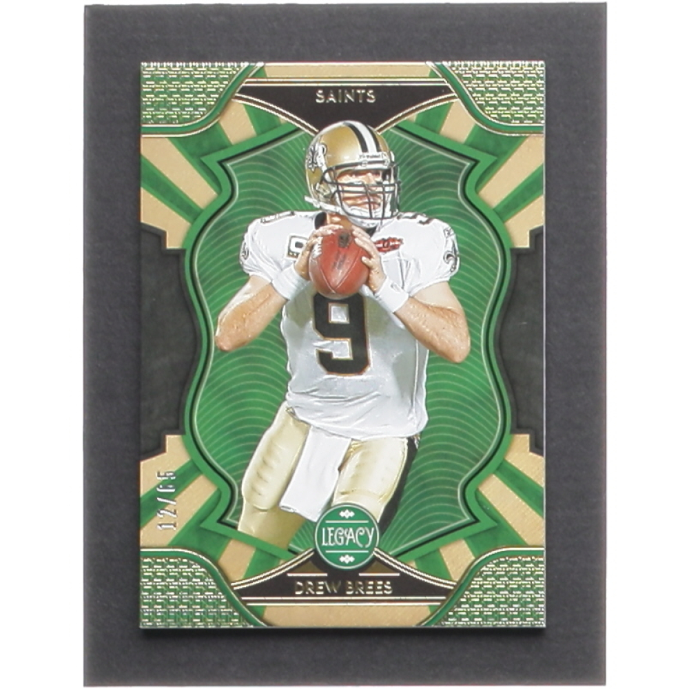 Drew Brees 2022 Panini Legacy Super Bowl MVP Dare to Tear #6 #12/65 ...