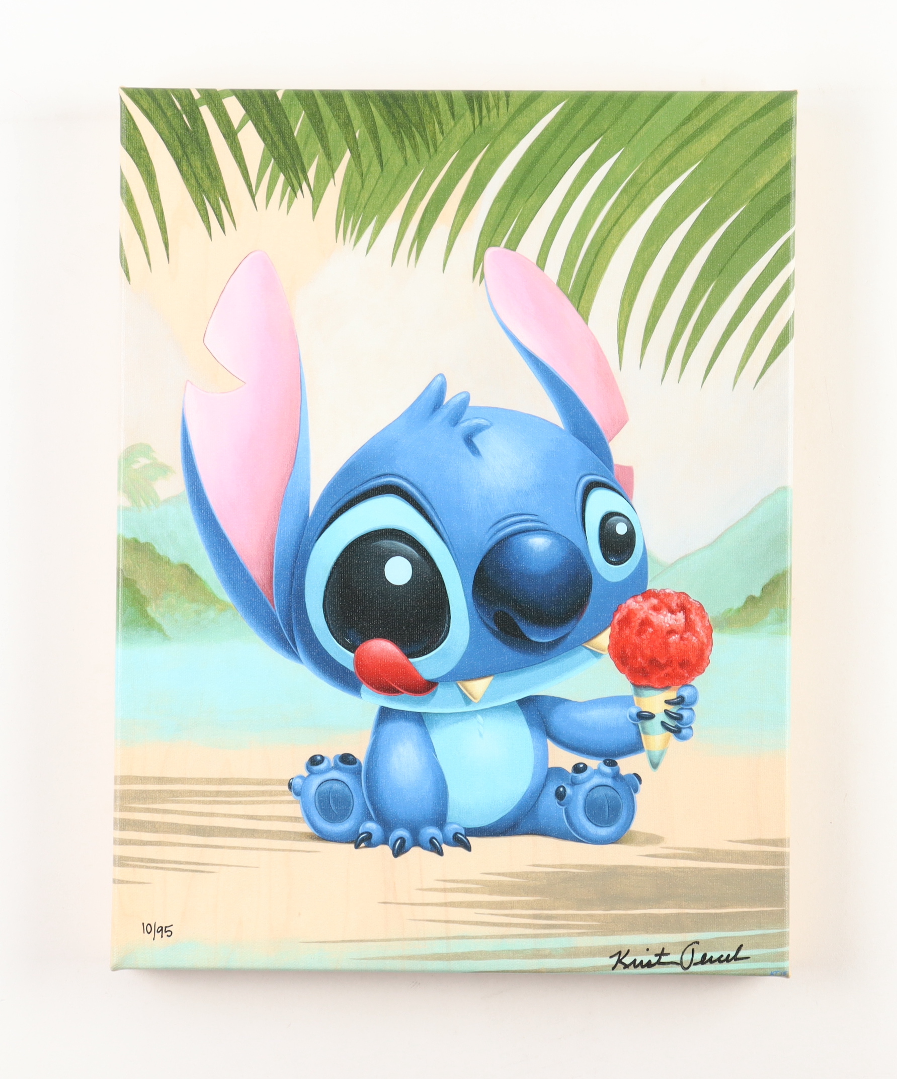 Kristin Tercek Signed LE "Ono Hau" Disney "Lilo & Stitch" Print on ...