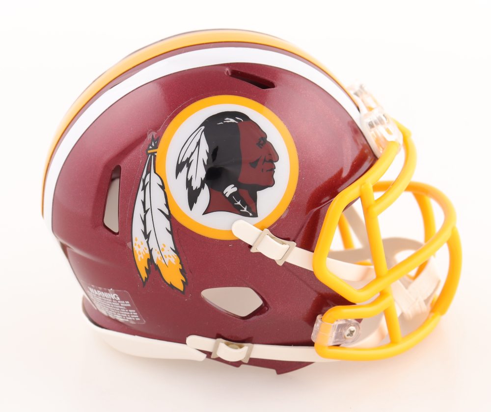 Dwayne Haskins Signed Redskins Mini Helmet Inscribed "HTTR!" (JSA ...