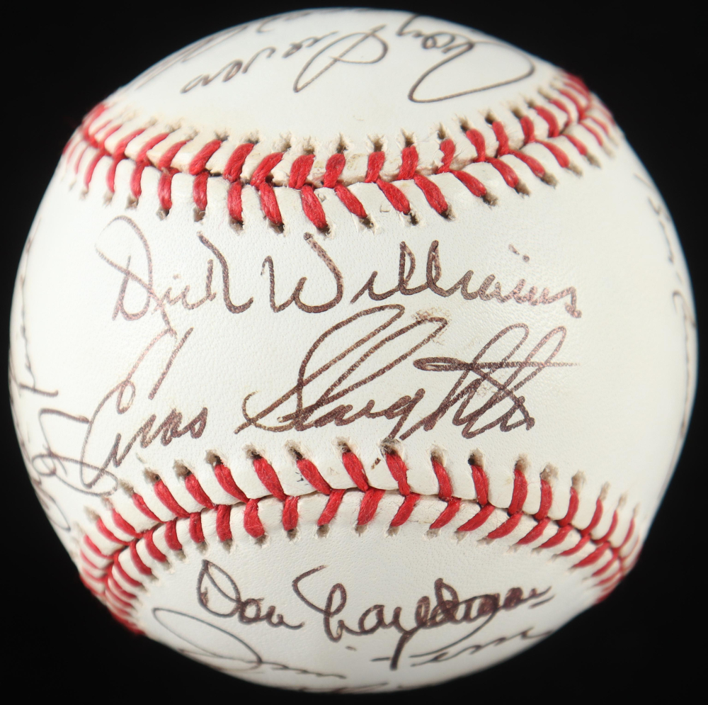 Hall of Famers & Stars ONL Baseball Signed by (19) with Billy Williams ...