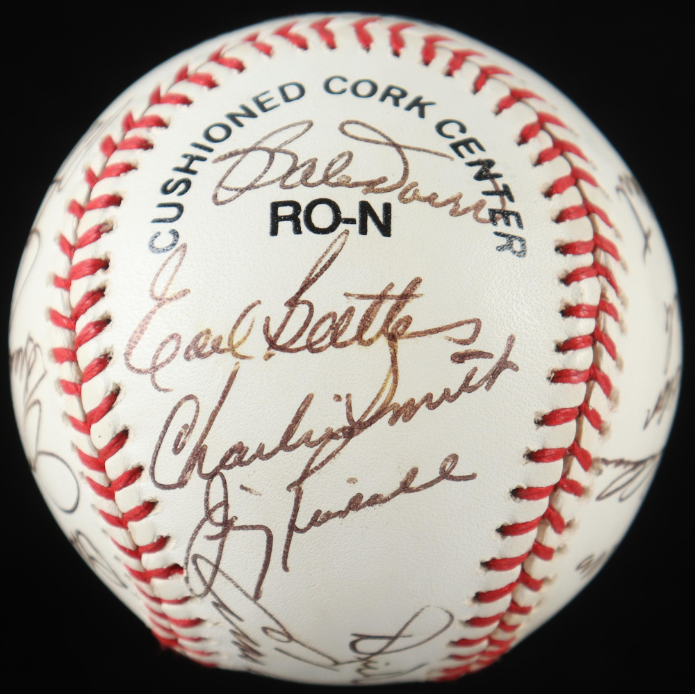 Hall of Famers & Stars ONL Baseball Signed by (19) with Billy Williams ...