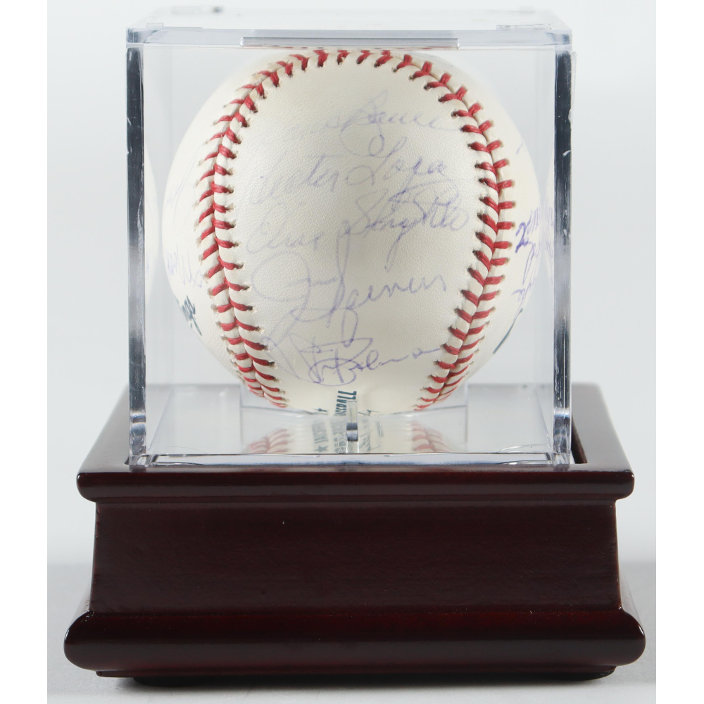 Yankees Hall of Famers & Stars OML Baseball Signed by (16) with Enos ...