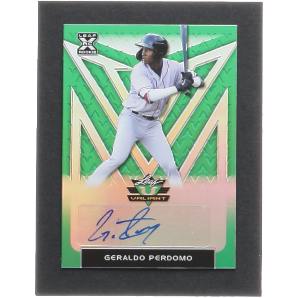 Geraldo Perdomo 2020 Leaf Valiant Green #BAGP1 #41/99 RC | Pristine Auction