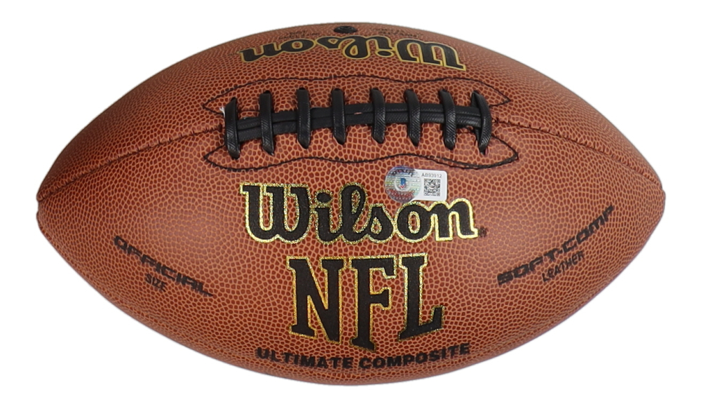 Hall of Famers NFL Football Signed by (7) with Elvin Behtea, Dermontti ...