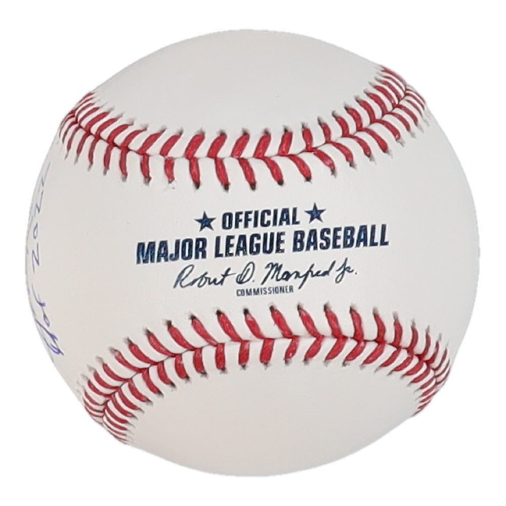 Jim Kaat Signed Hall of Fame Logo Baseball Inscribed "HOF 2022 ...