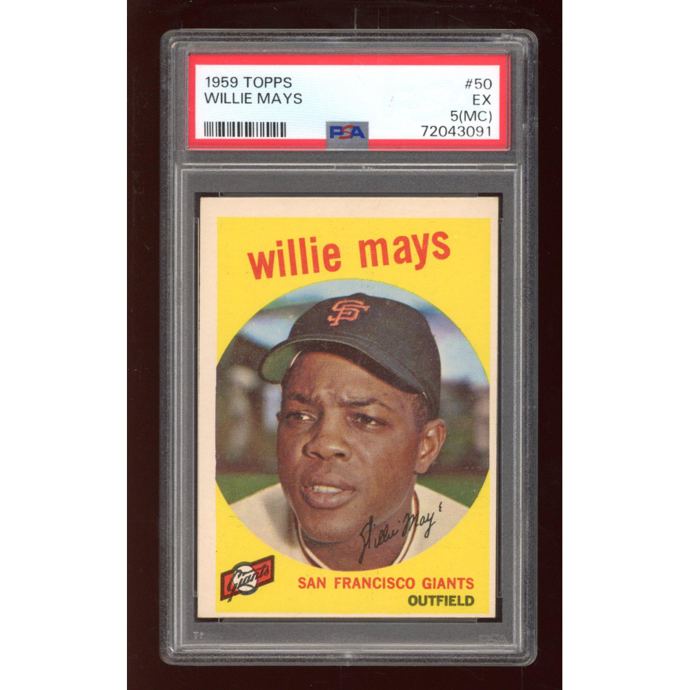 Willie Mays 1959 Topps #50 (PSA 5) (MC) | Pristine Auction