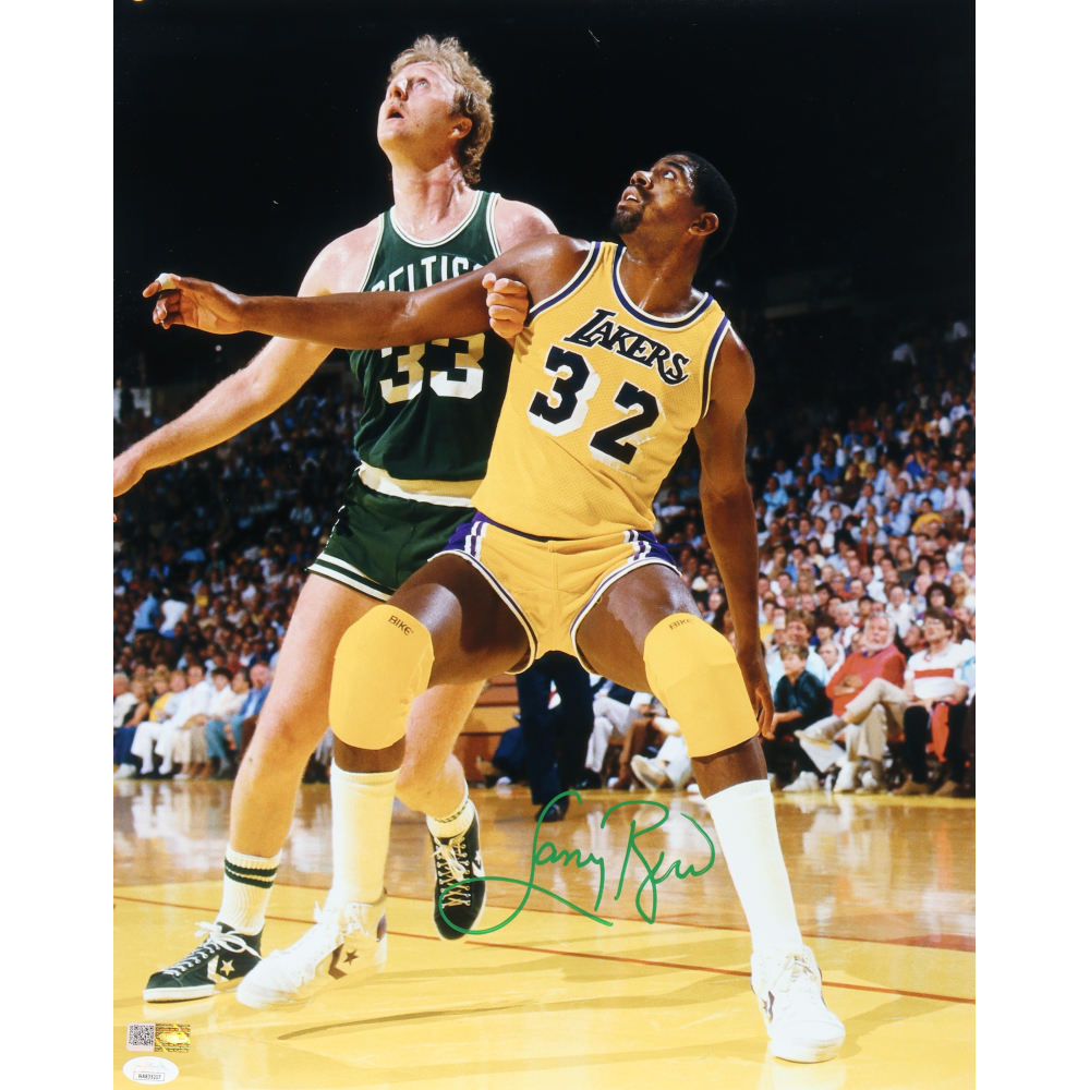 Larry Bird Signed Celtics 16x20 Photo (JSA & PIA) | Pristine Auction