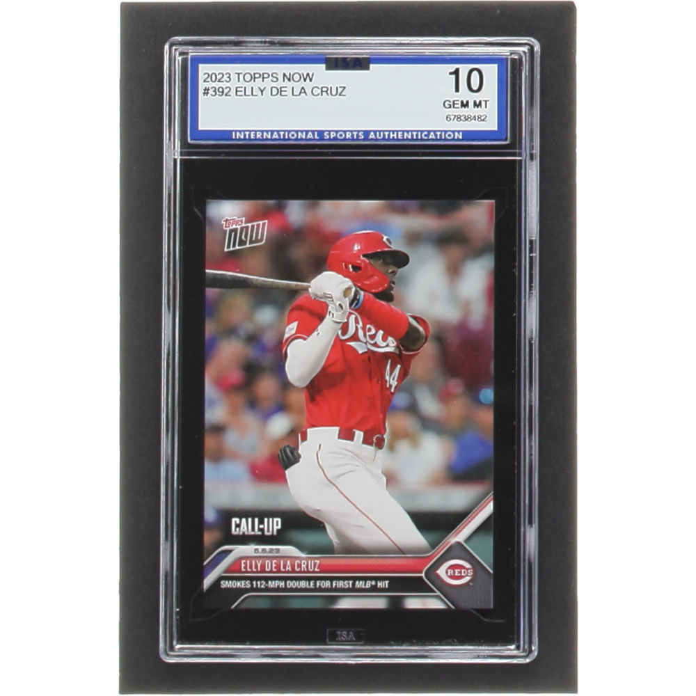 Elly De La Cruz 2023 Topps Now #392 RC (ISA 10) | Pristine Auction