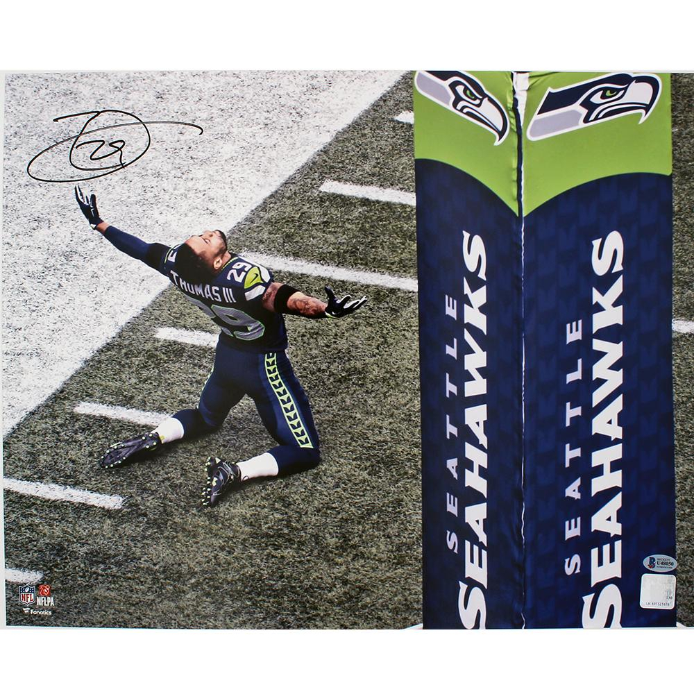 Earl Thomas Signed Seahawks 16x20 Photo (Beckett) | Pristine Auction